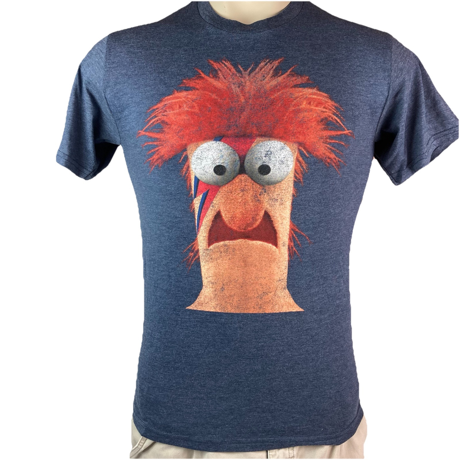 VTG Jim Henson Muppets Beaker Graphic T-shirt Blue Me… - Gem
