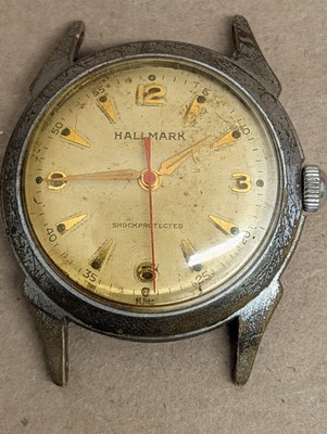 Vintage Hallmark By Waltham 17 Jewels Men’s Wrist Watch Works | eBay