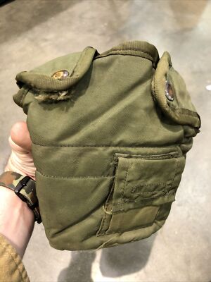 Genuine USGI SURPLUS CANTEEN 1QT CARRIER POUCH w ALICE CLIPS 2 Pack | eBay