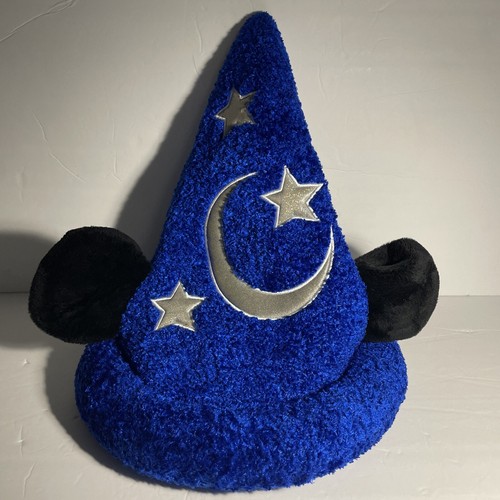Walt Disney World Mickey Mouse Sorcerer Ears Wizard Hat Fantasia Adult ...