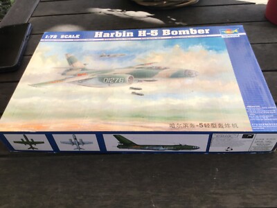 MAQUETTE AVION HARBIN H5 BOMBER TRUMPETER 1/72 01603 neuf | eBay