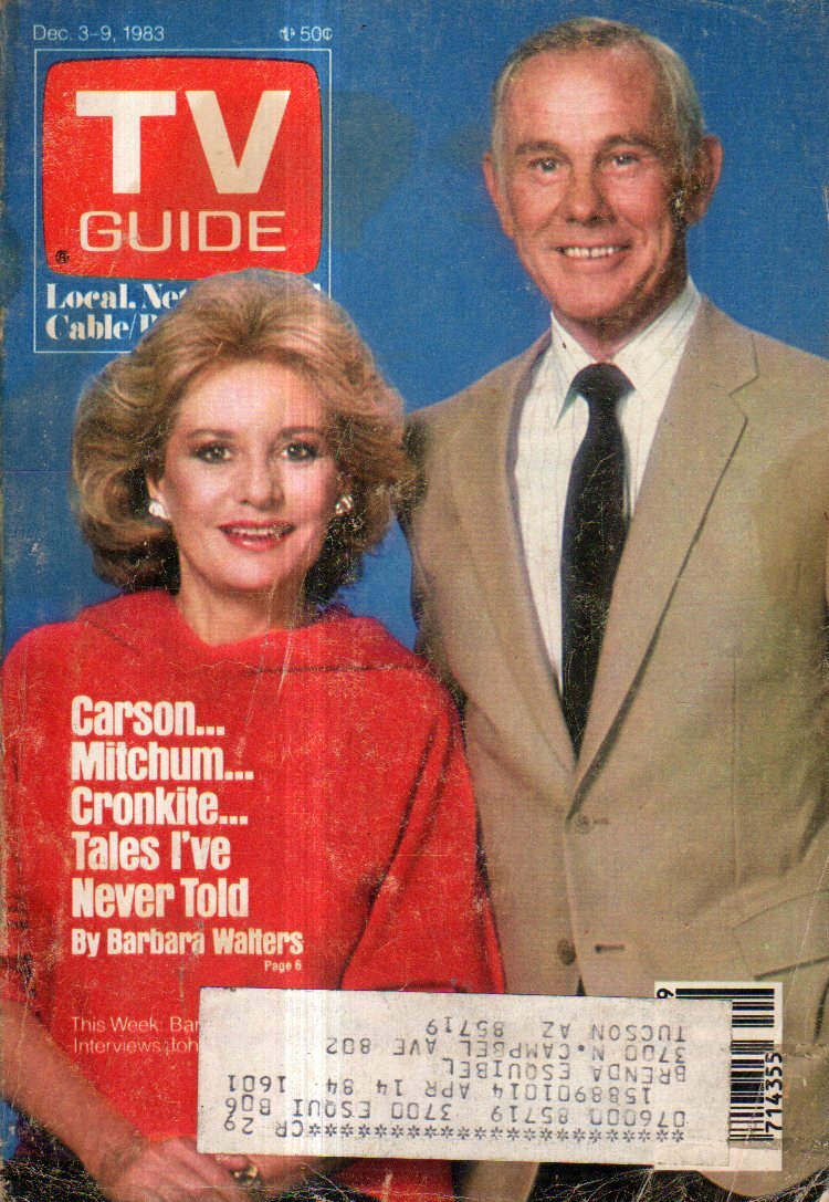 1983 TV Guide December 3-9 - James Brolin - Hotel; Teri Garr; Julia ...