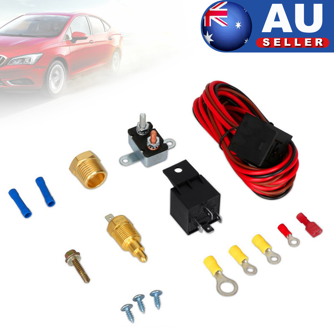 Radiator 12V Thermo Fan Fuse Temp Switch Sensor Control Changeover ...