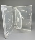 SALE! 5 TOP QUALITY 27MM MULTI-4 DISC DVD CASE, M-LOCK HUB, CLEAR ...