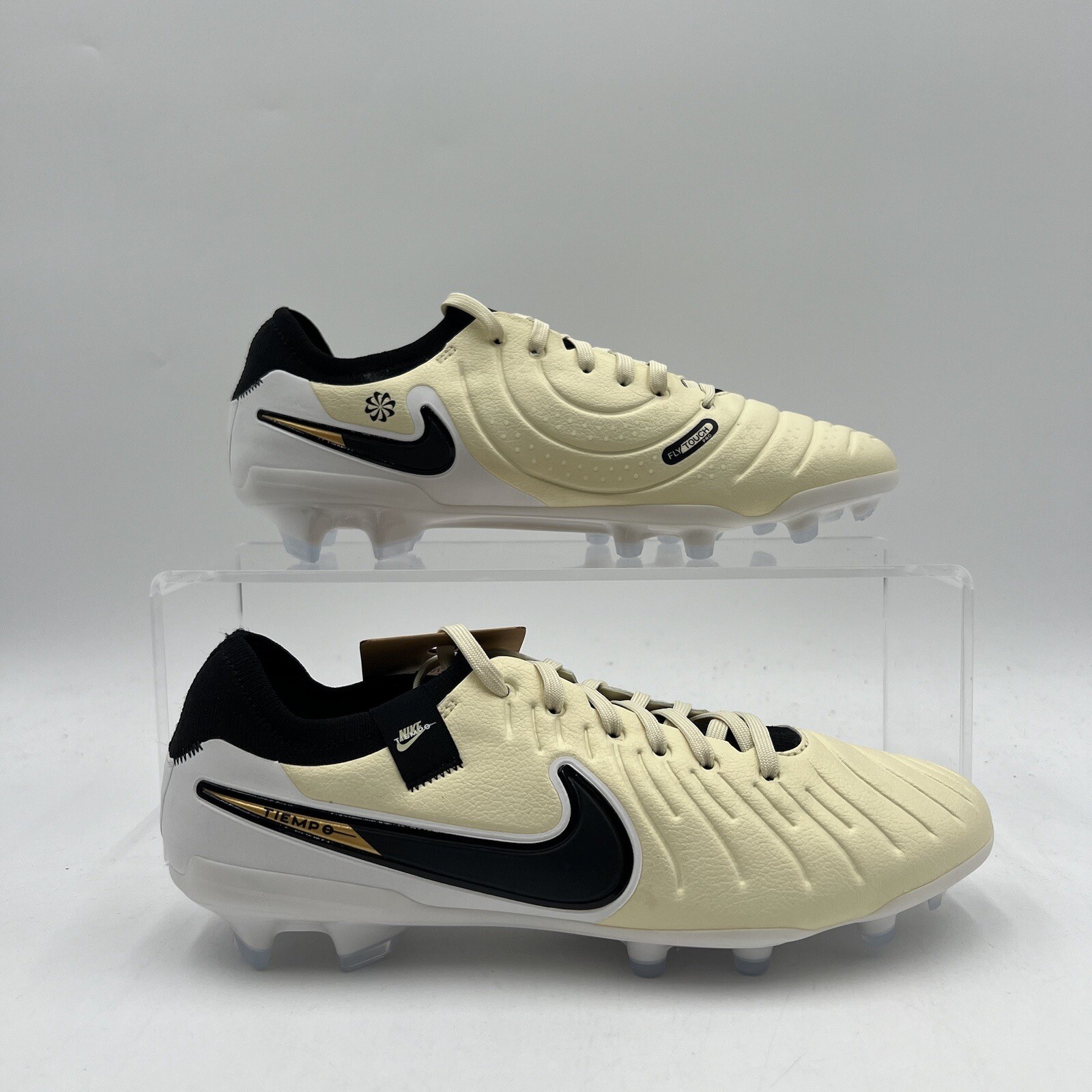 Nike Men's Size 10 Legend 10 Pro FG Lemonade Black Gold DV4333 700