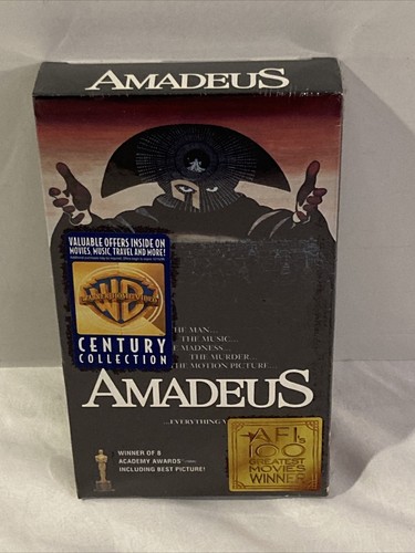Amadeus (VHS, 1998) Sealed 1984 Milos Forman 85393621834 | eBay