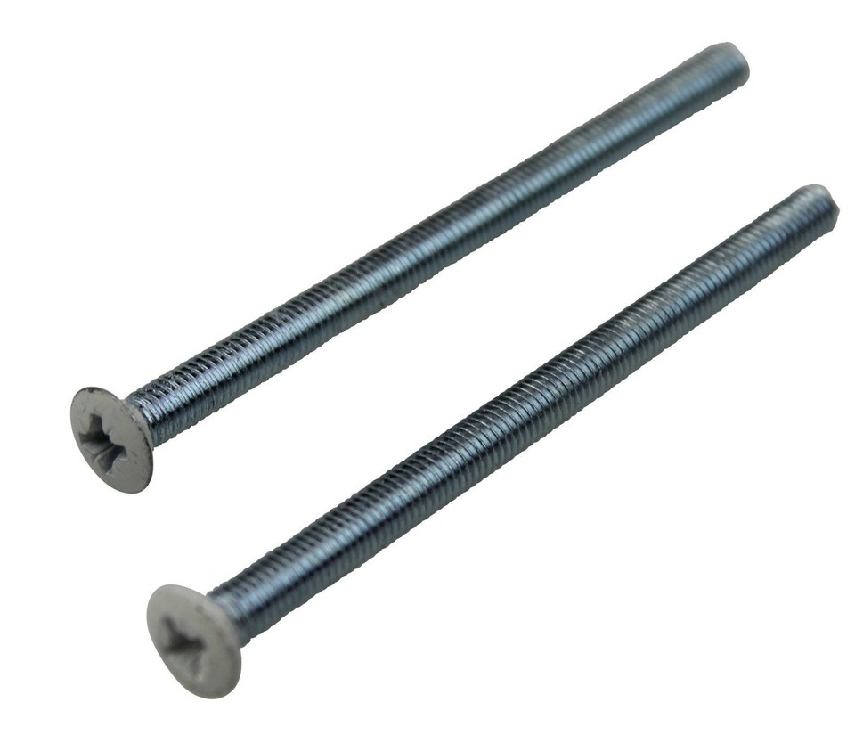 Upvc M5 Door Handle Bolt Replacement Upvc Handle Screws White Head Pair ...