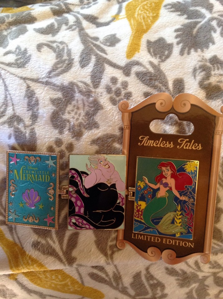 DISNEY TIMELESS TALES Little Mermaid Ariel Hinged Pin | eBay