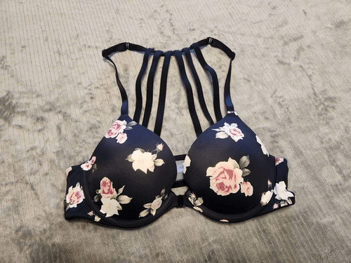 Victoria's Secret PINK size 34A Wear Everywhere Push Up Bra Floral ...