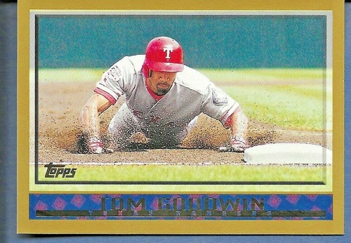 1998 Topps Texas Rangers Baseball Card #376 Tom Goodwin | eBay