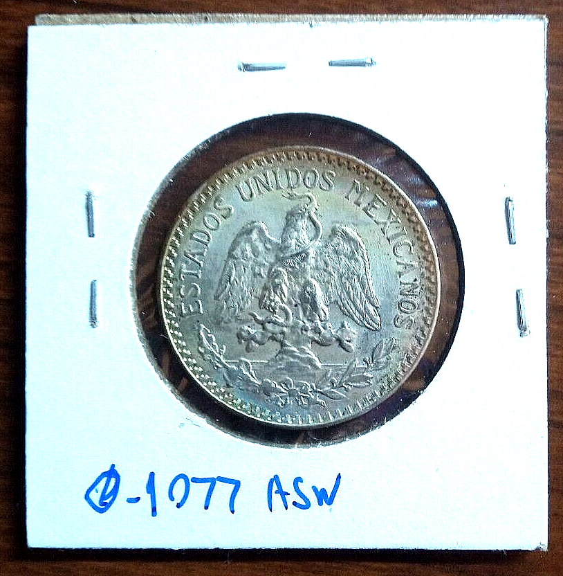 MEXICO Lot of Three (3) Antique Silver Coins; A Rare Find, All In Great ...