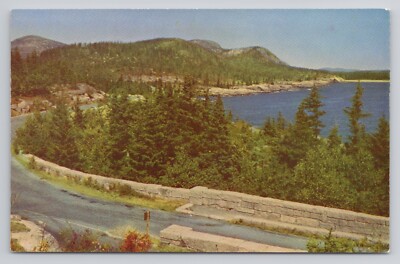 Ocean Drive Acadia National Park Bar Harbor Maine Postcard | eBay