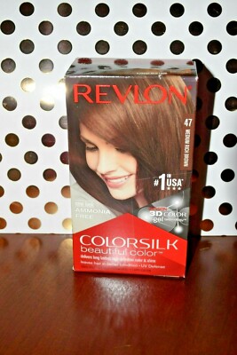 Revlon Colorsilk Hair Color Permanent Medium Rich Brown #47 | eBay