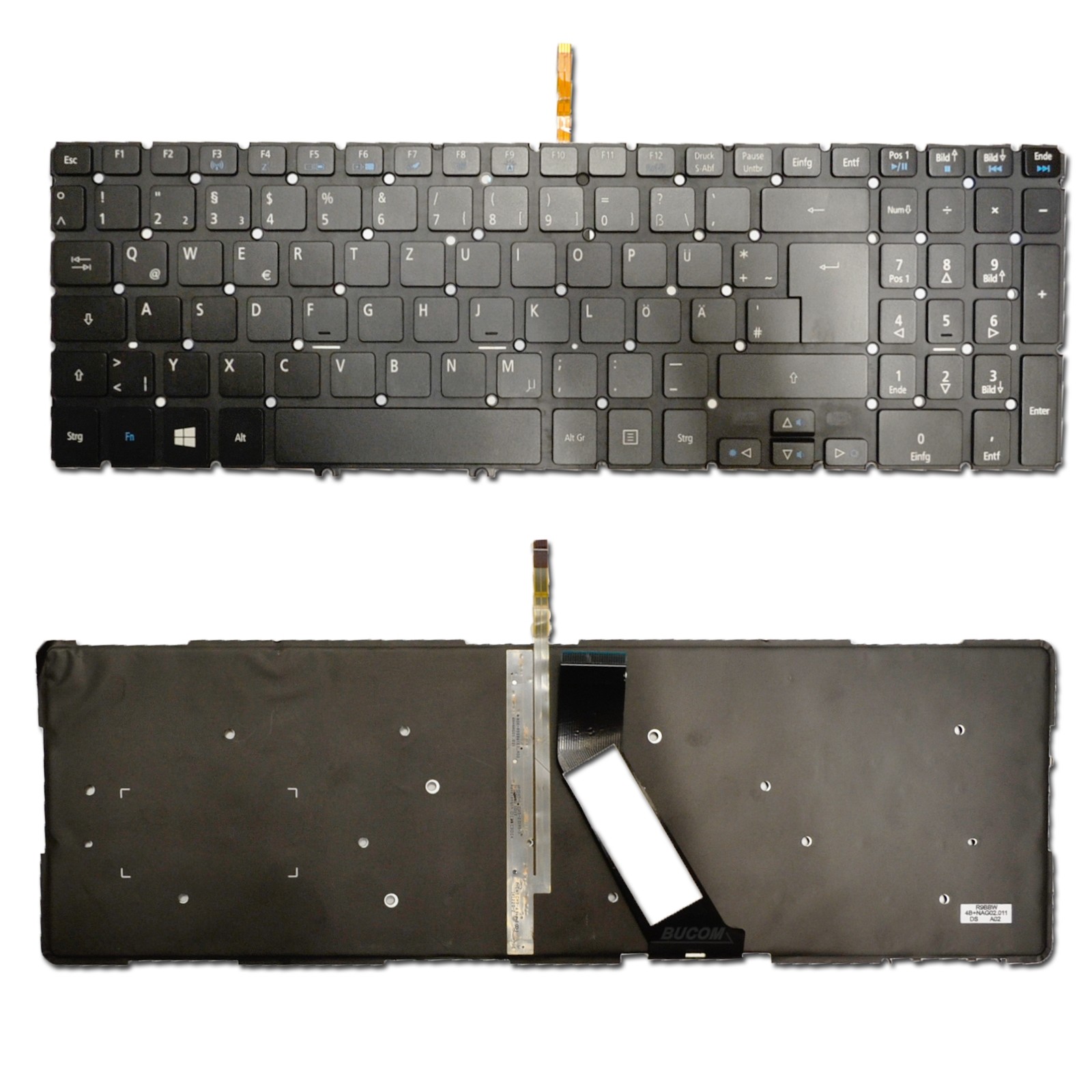 Keyboard For Acer V5-531 V5-571 V5-573G P658-MG VN7-591G German With ...
