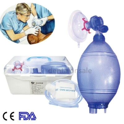 FDA CPR Respirator Mask Air Balloon Breathing Mask Awakening Ball For ...
