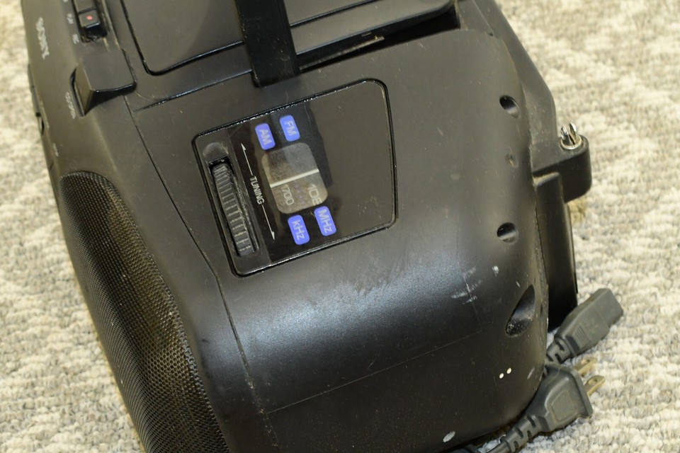 Vtg SONY CFD-8 Cassette/Tape AM/FM CD Player Radio Boombox - TAPE NOT ...