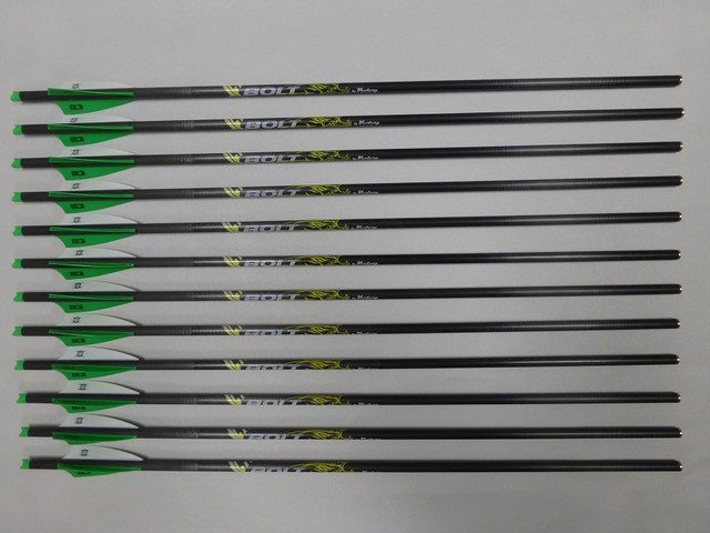 Victory Archery XBolt 22" Carbon Halfmoon Crossbow Arrow Bolt for sale ...