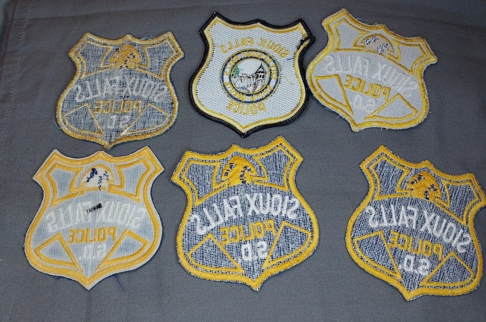 6 Different City Of Sioux Falls SD South Dakota Police Patches | eBay