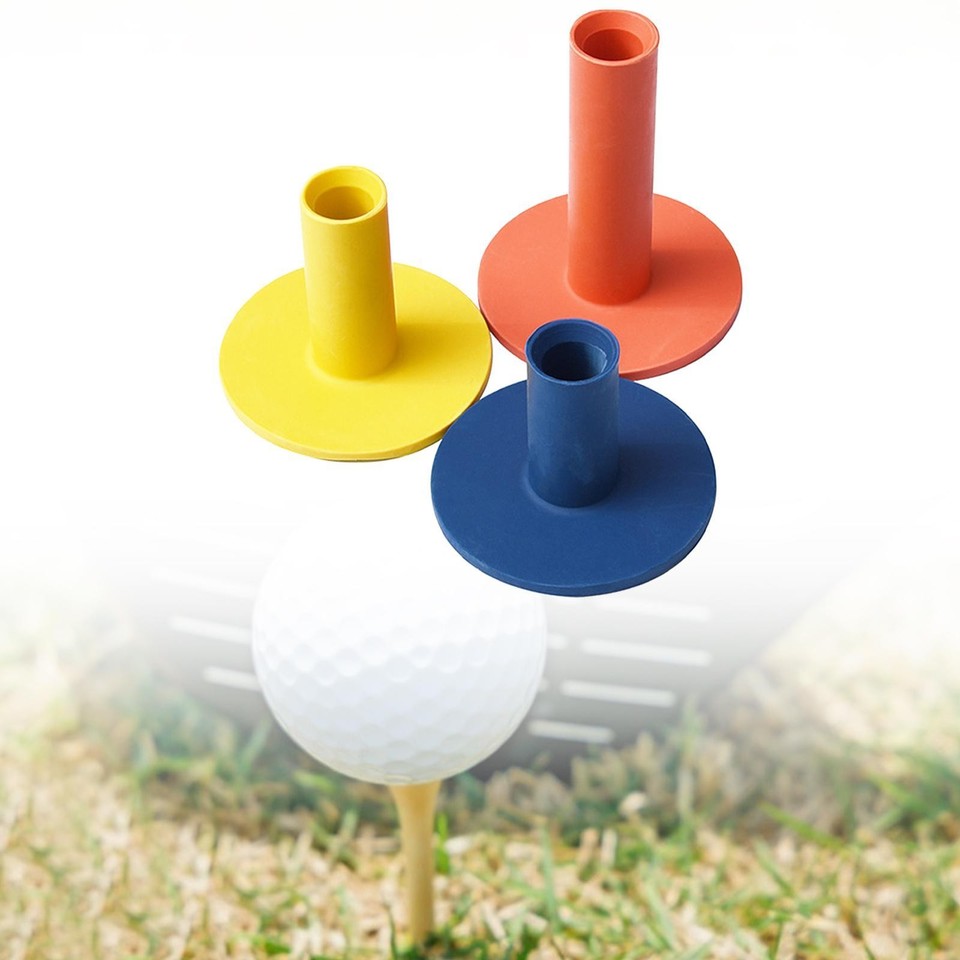 3x Rubber Golf Tee Park Tee Different Heights Golf Training Stable Indoor | eBay Australia