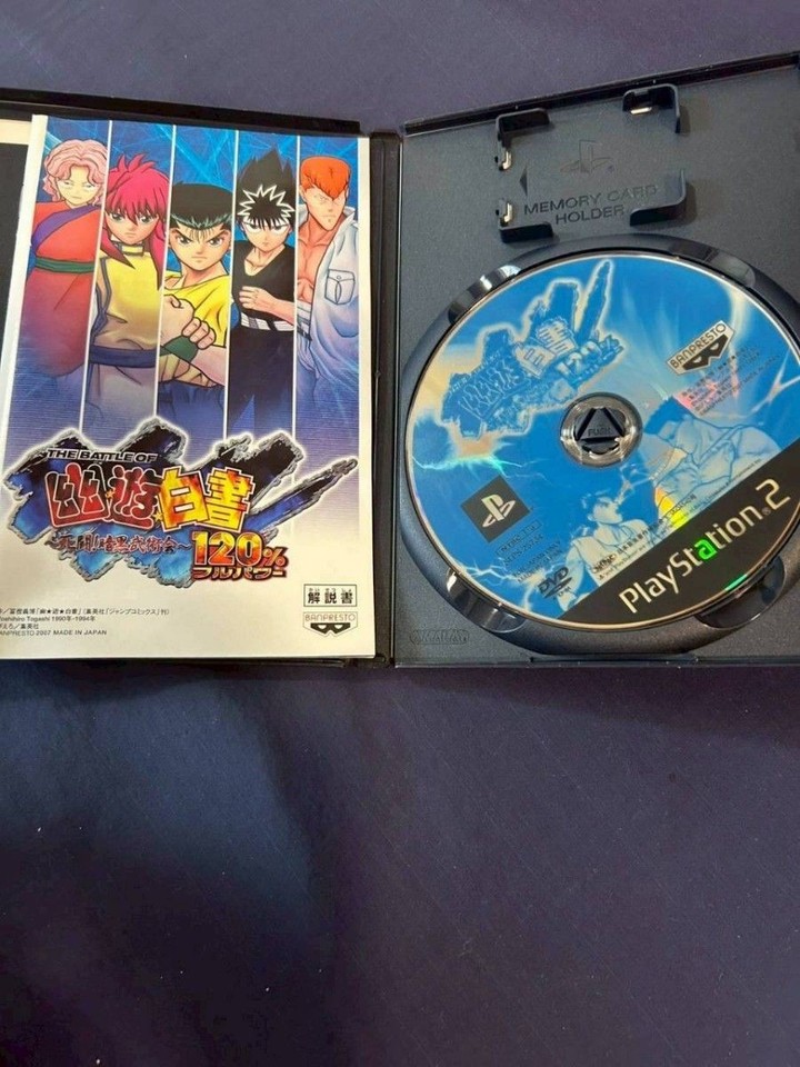 PS2 Game Yu Yu Hakusho 120 Full Power Rare Authentic Time Attack | eBay