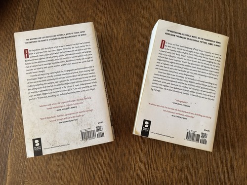 SHOGUN THE EPIC NOVEL OF JAPAN TAI-PAN (ASIAN SAGA BOOK Set 1 &2 James ...