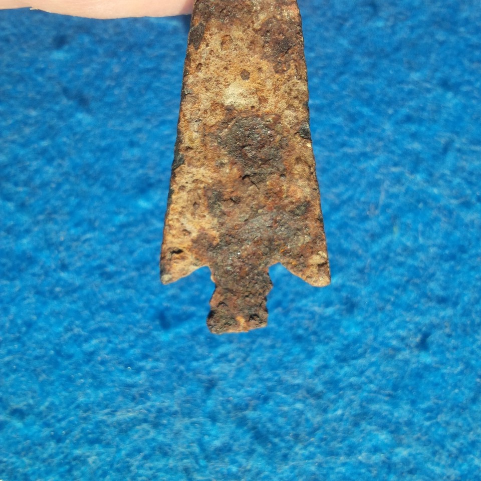 2-1/2" STEEL TRADE POINT WYOMING ARROWHEAD AUTHENTIC PROJECTILE POINT ...