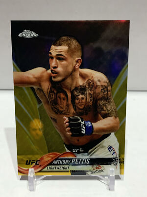 Anthony Pettis 2018 Topps Chrome UFC Gold Refractor /50 #72 | eBay