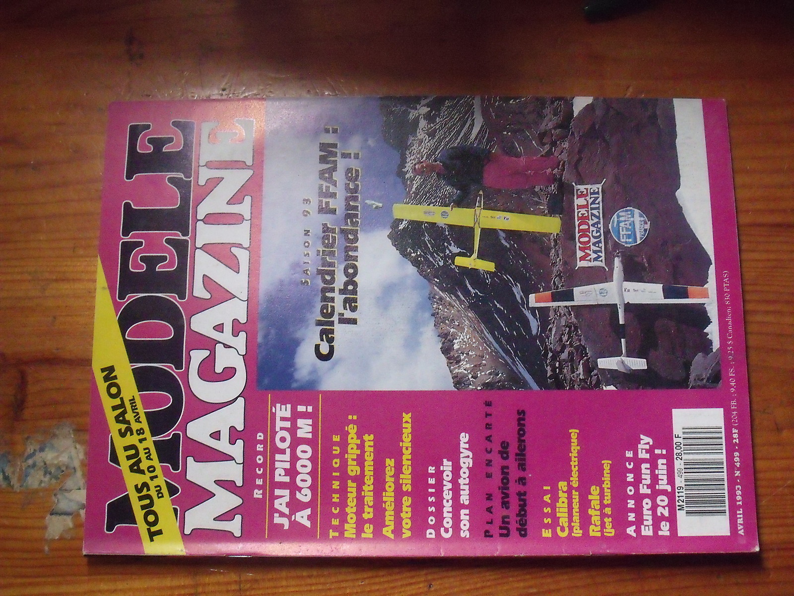 5µ?§ Revue Modele Magazine n°499 Plan encarté Flambeau / AUTOGYRE Mini ...