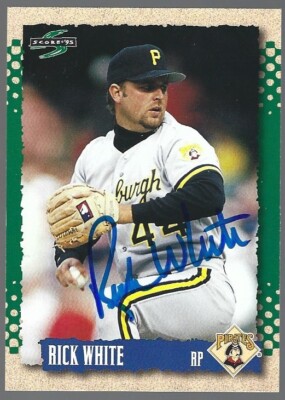 1995 Score Baseball #217 Rick White IP autograph signed card | eBay