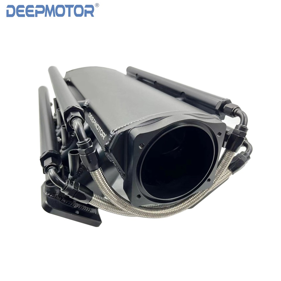 Deepmotor LS1 LS2 LS6 102mm Intake Manifold 16 injector Dual Fuel Rail ...