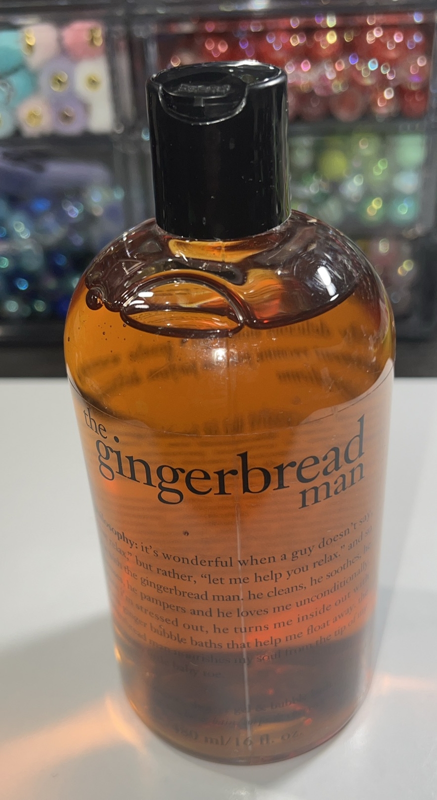 New Philosophy 16oz Gingerbread Man 3-in-1 Shower Gel Shampoo & Bubble ...