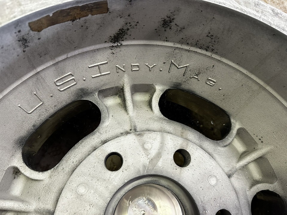 MISMATCHED PAIR OF US INDY SLOT MAGS 15x10 VINTAGE CHEVY 6 LUG C10 ...