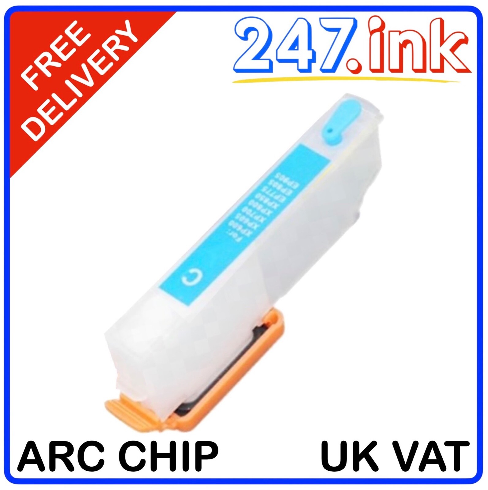 26XL Refillable ARC Cartridges For Epson XP625 XP620 XP615 XP610 LOT ...