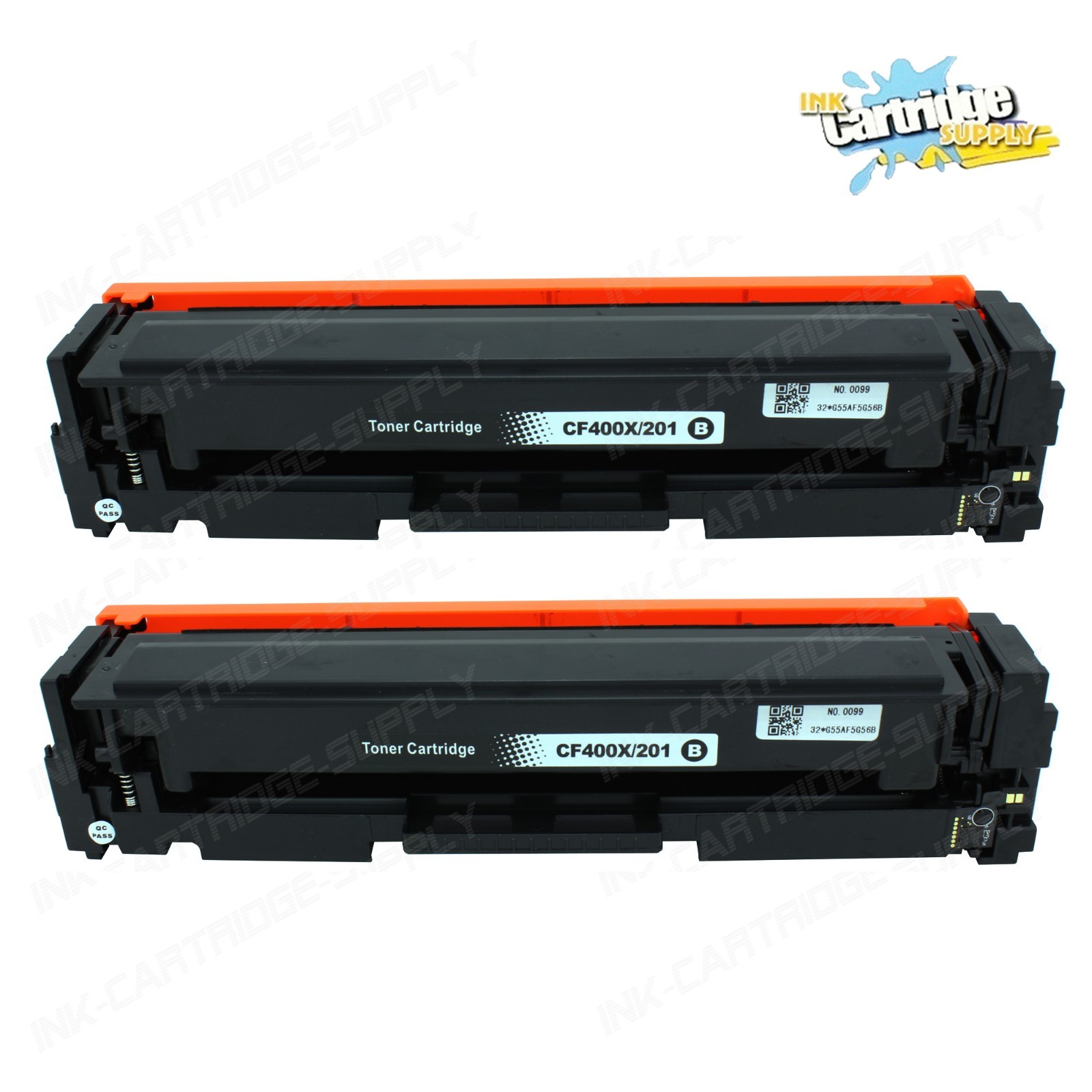2PK 201X CF400X Black High Yield Color Toner For HP LaserJet M252dw ...