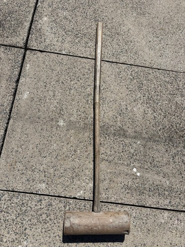 vintage F H AYRES of London brass plate croquet Mallet club for spares ...