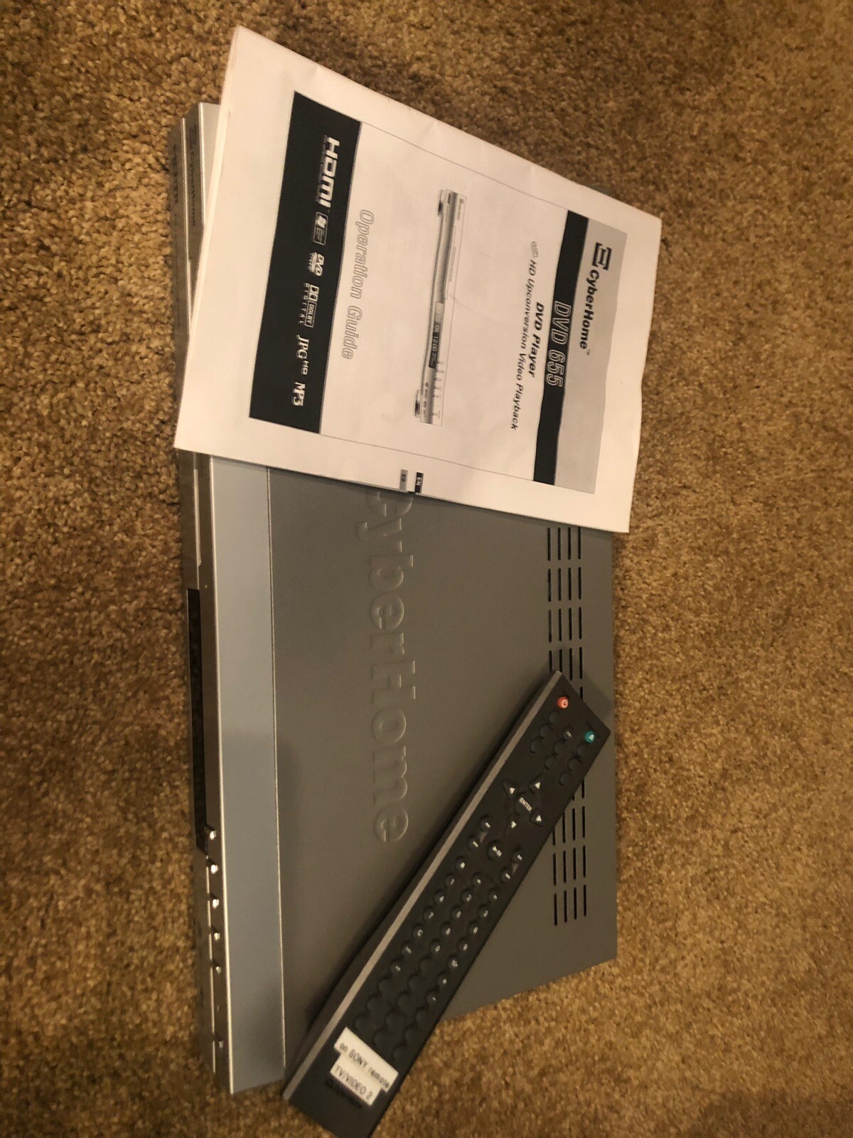 CyberHome DVD 655 DVD Video Playback W/Progressive Scan Playback W ...