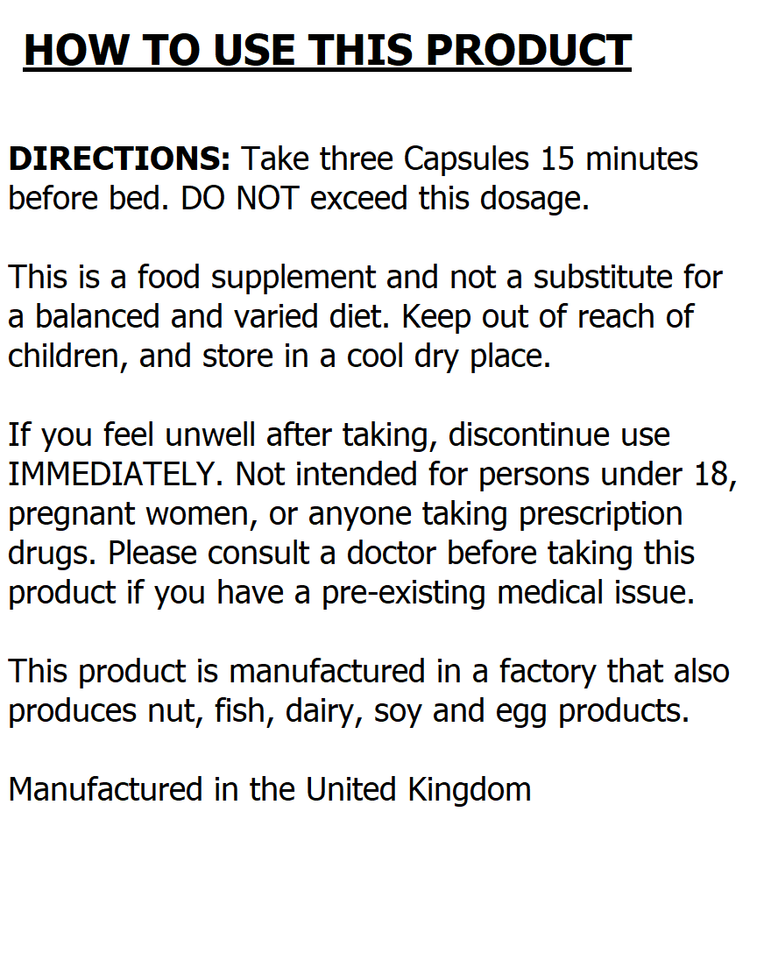 Strong Sleeping Pills Tablets,Powerful High Strength Capsules,Sleep ...