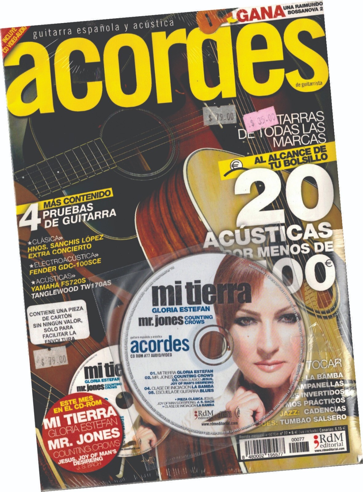 REVISTA + CD "ACORDES DE GUITARRA #77", EN ESPAÑOL | eBay