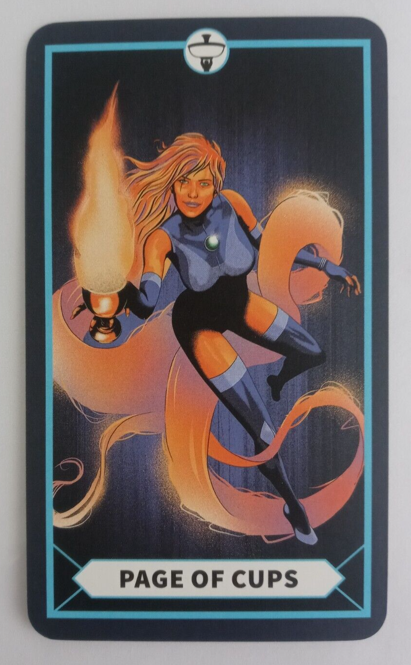 2022 DC Comics Tarot Card Starfire Page Of Cups | eBay