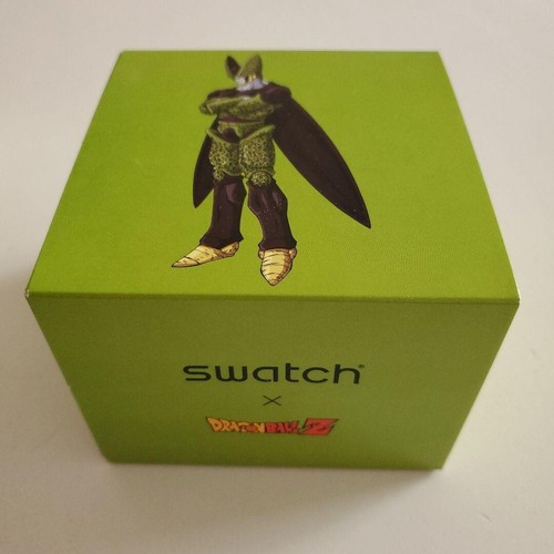 Swatch X Dragon Ball Cell Watch SB01Z401 Green silicon Special Boxed ...