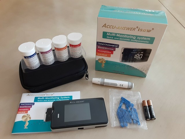 Accu Answe LBM-01 4-in-1 Portable Hemoglobin Meter for sale online | eBay