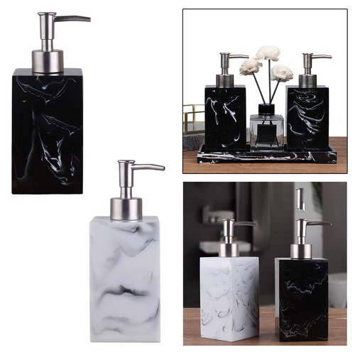 Distributeur de savon manuel à Texture de marbre, vide, pour salle de ...