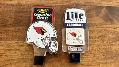 NFL St. Louis (Arizona) Cardinals Miller Genuine Draft beer tap handles ...