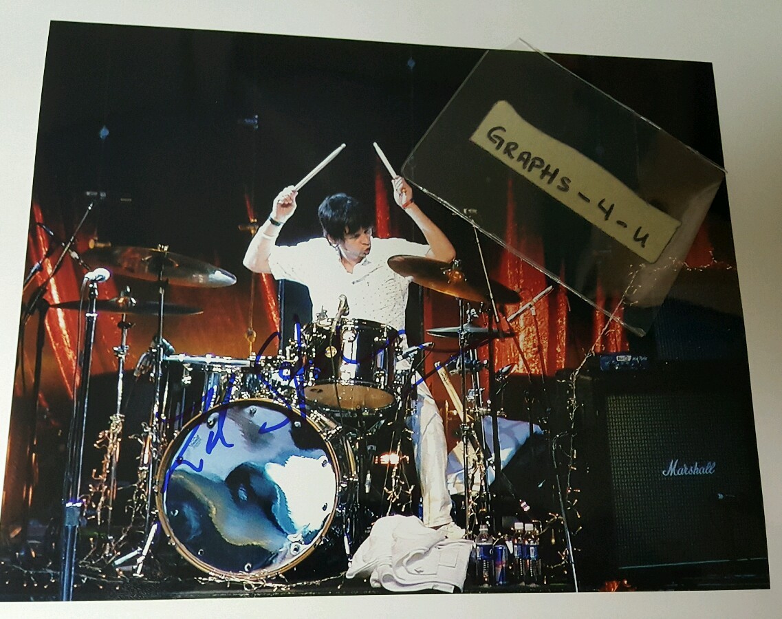 Zak Starkey Signed The Who Autograph Oasis COA g proof | eBay