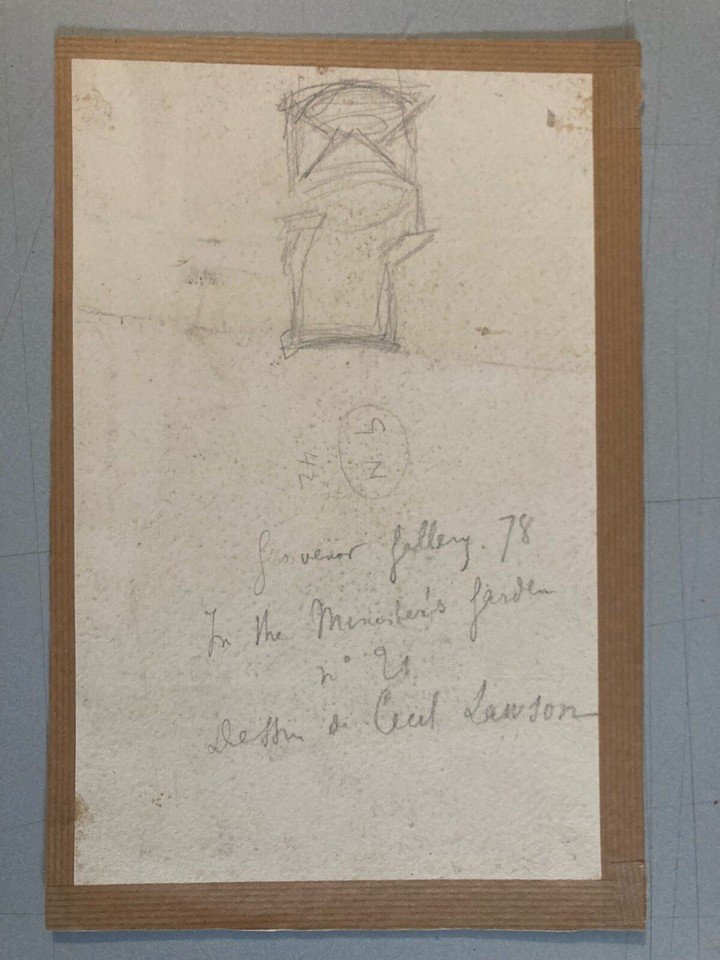 Very Nice Drawing Ink 1880 Per Cecil Gordon Lawson The Minister’S ...