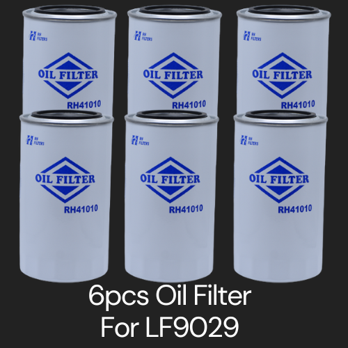 6 PIECES | Oil Filter for LF9028, 3908615, 3914395, LF3885 | FREE ...