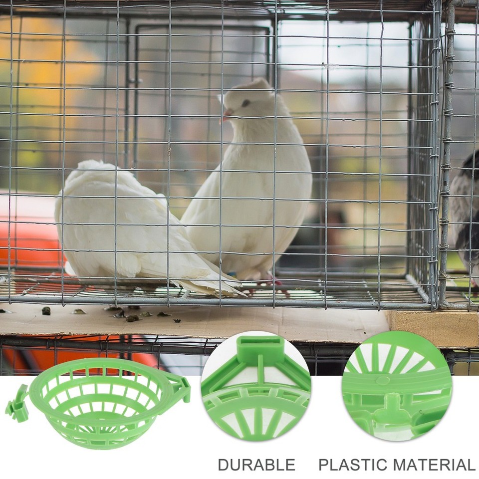 2PCS Sturdy Bird Breeding Nest Basin Practical Meat Pigeon Nest Basin ...