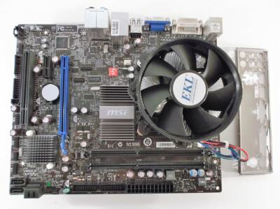 MSI G41M-S03 Socket 775 Motherboard With Intel Core 2 Duo E7600 3.06 ...