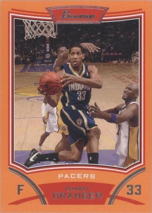 2008-09 Bowman Draft Picks & Stars - Danny Granger #10 Orange /299 for ...