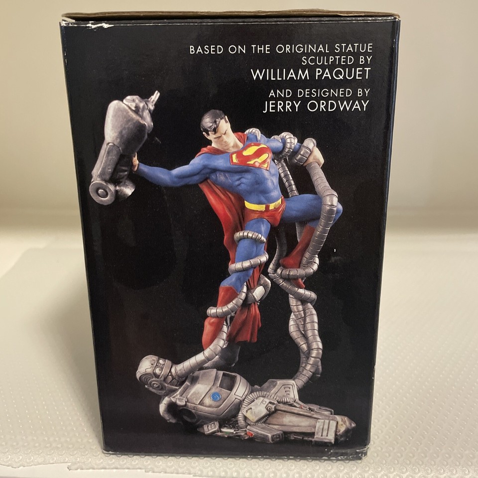 DC Comics SUPERMAN MAN VS MACHINE STATUE #143/2500 BRAND NEW! | eBay